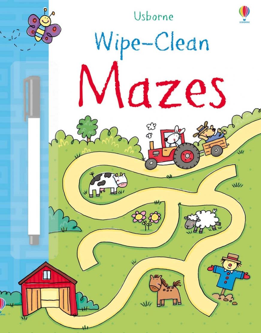 Wipe Clean Mazes – Big Blue Whale & On the Park
